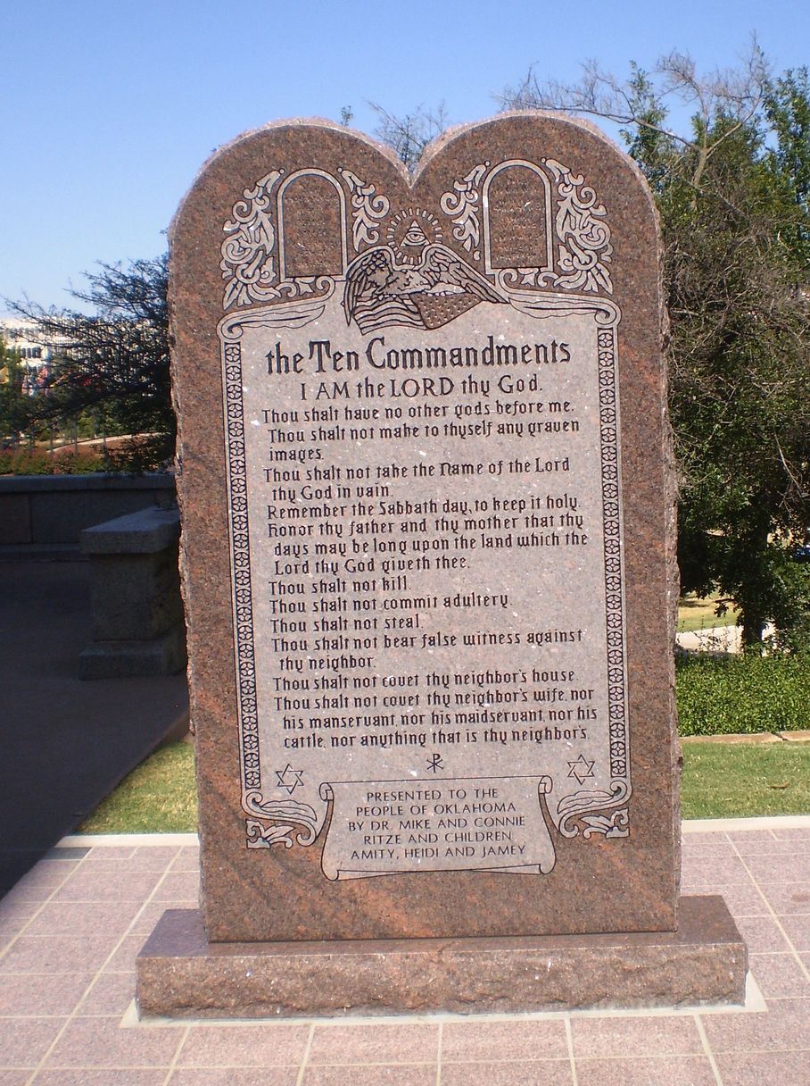 On Removing Oklahoma's Ten Commandments Monument[s] | The Oklahoma Observer